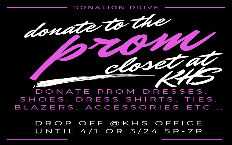 Kearney High School Prom Closet Donation Drive